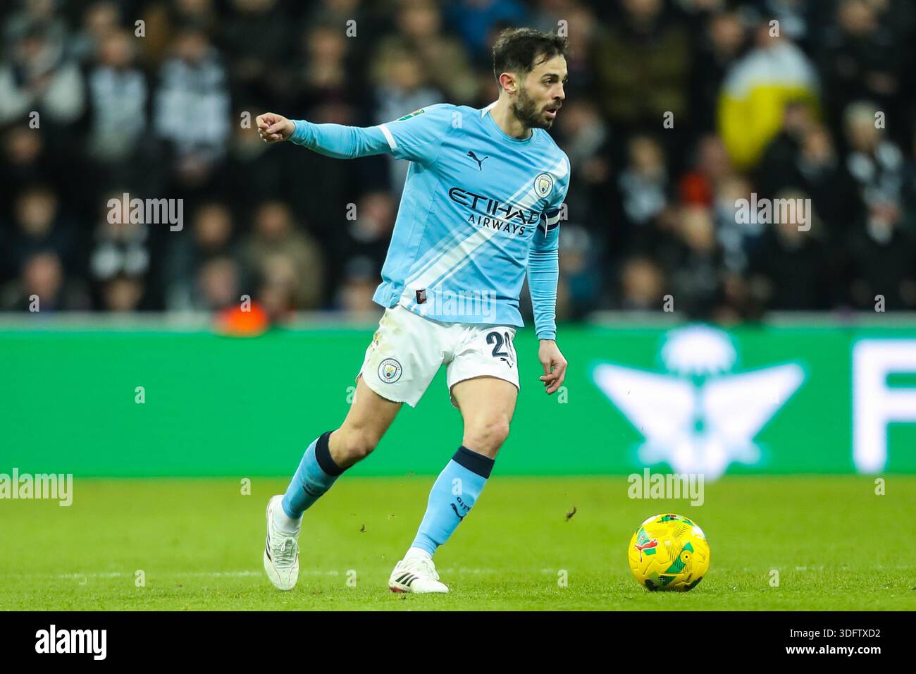 Bernardo Silva Of Manchester City during the Newcastle United v ...