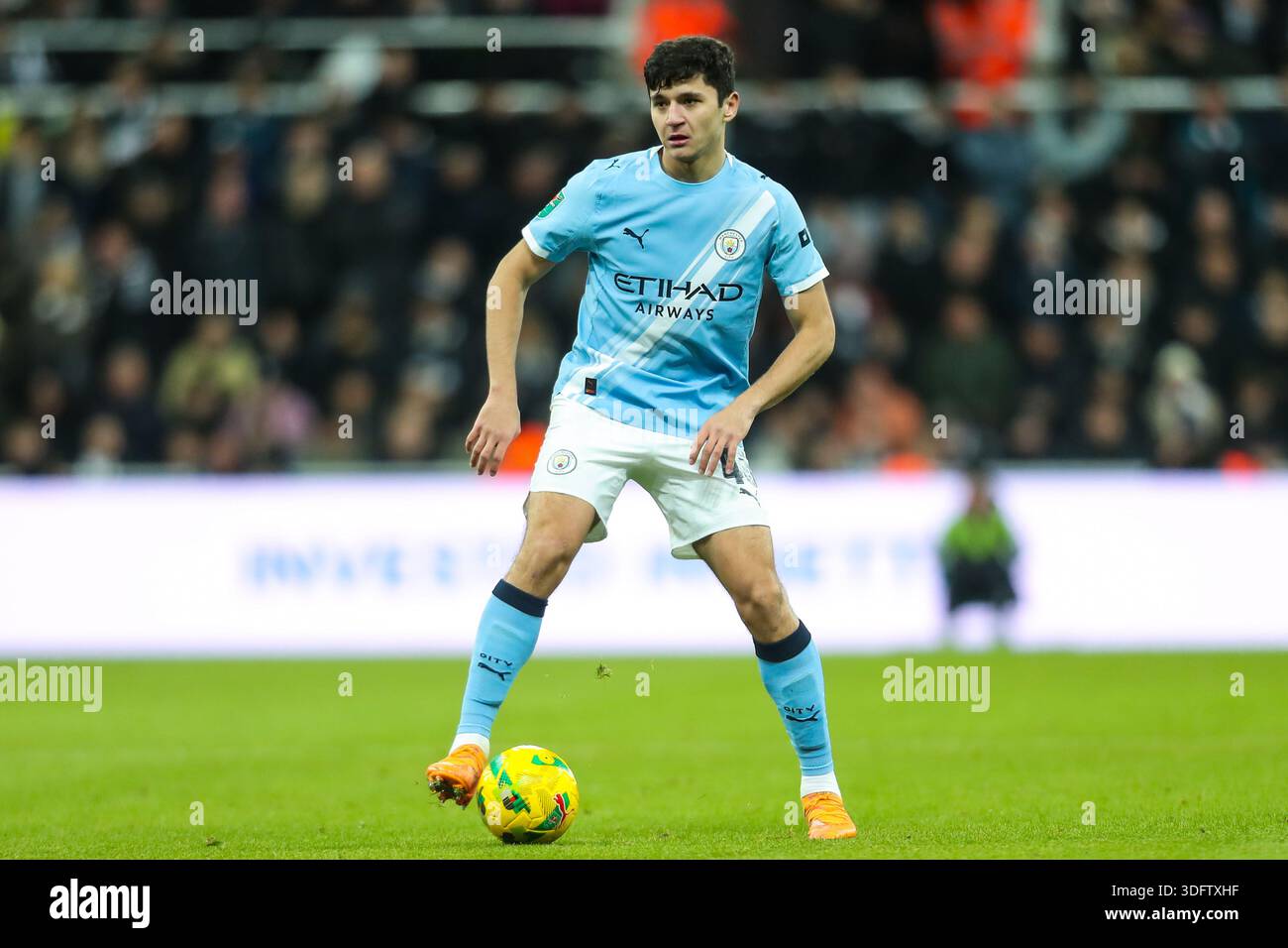 Abdukodir Khusanov Of Manchester City during the Newcastle United v ...
