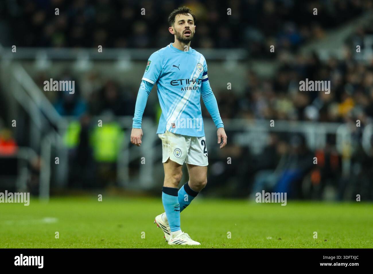Bernardo Silva Of Manchester City during the Newcastle United v ...
