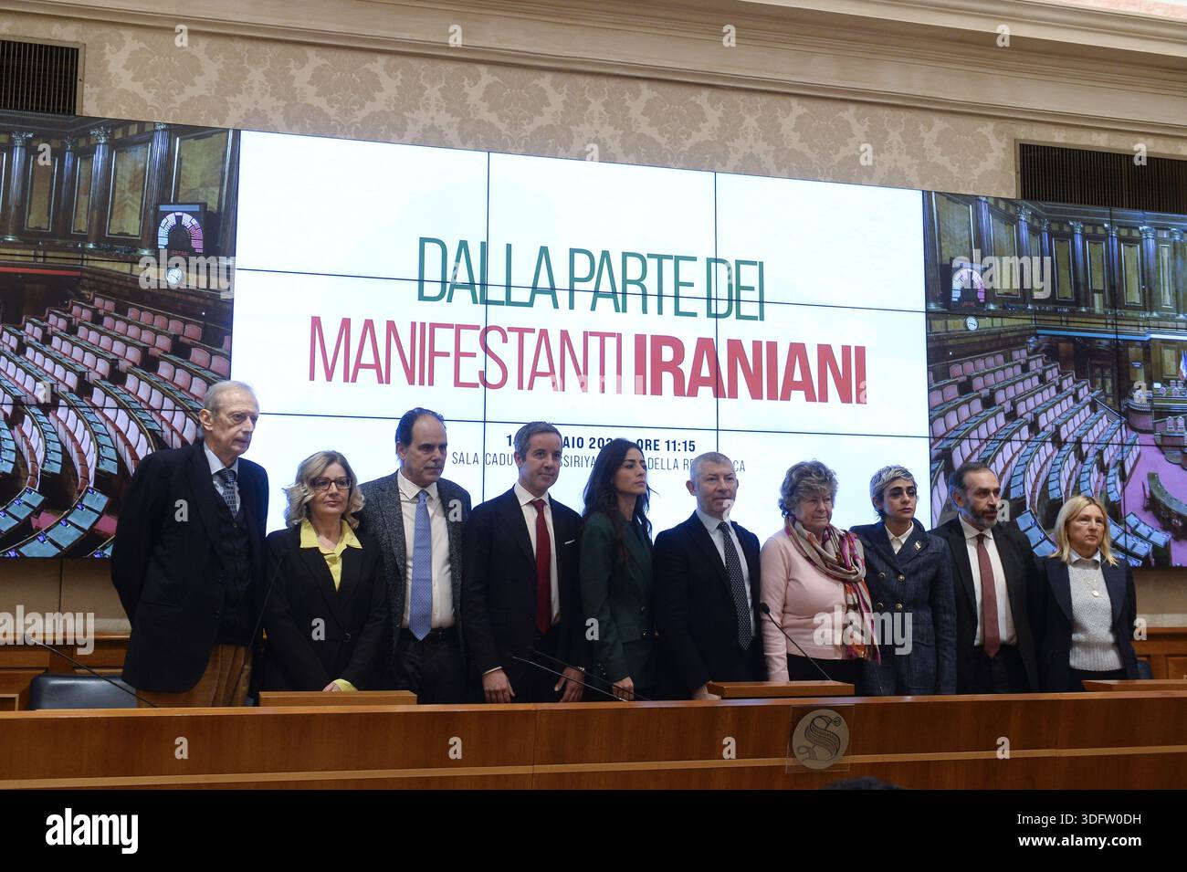 Rome Senate press conference entitled "On the Side of the Iranian ...
