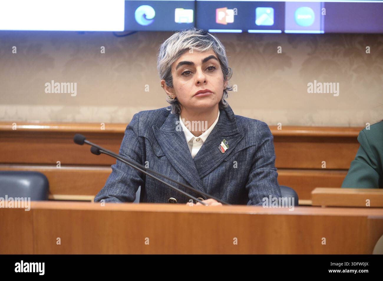 Rome Senate press conference entitled "On the side of the Iranian ...