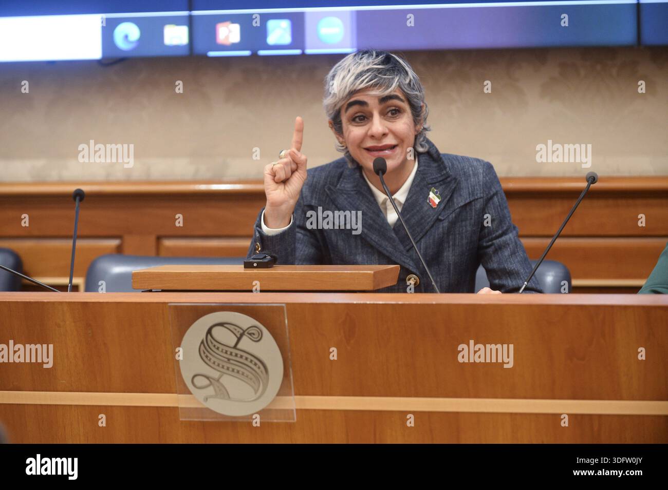 Rome Senate press conference entitled "On the side of the Iranian ...