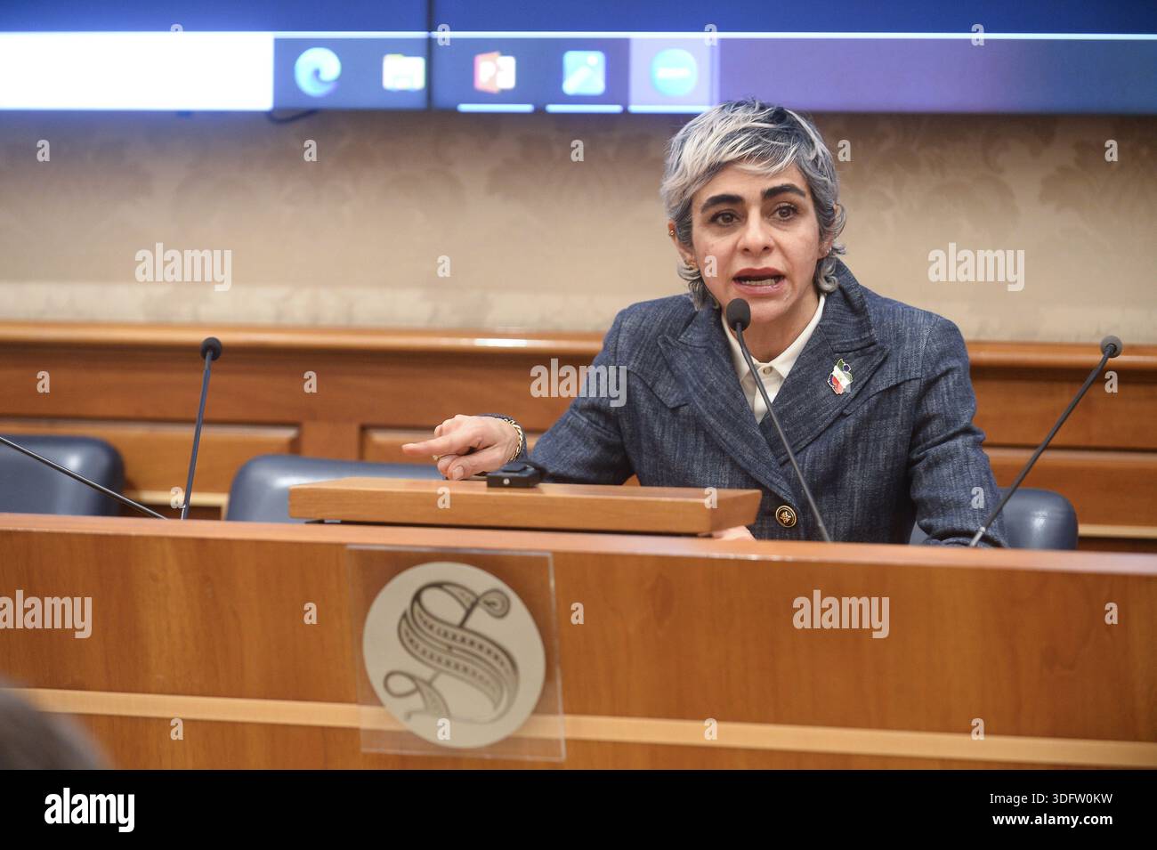 Rome Senate press conference entitled "On the side of the Iranian ...
