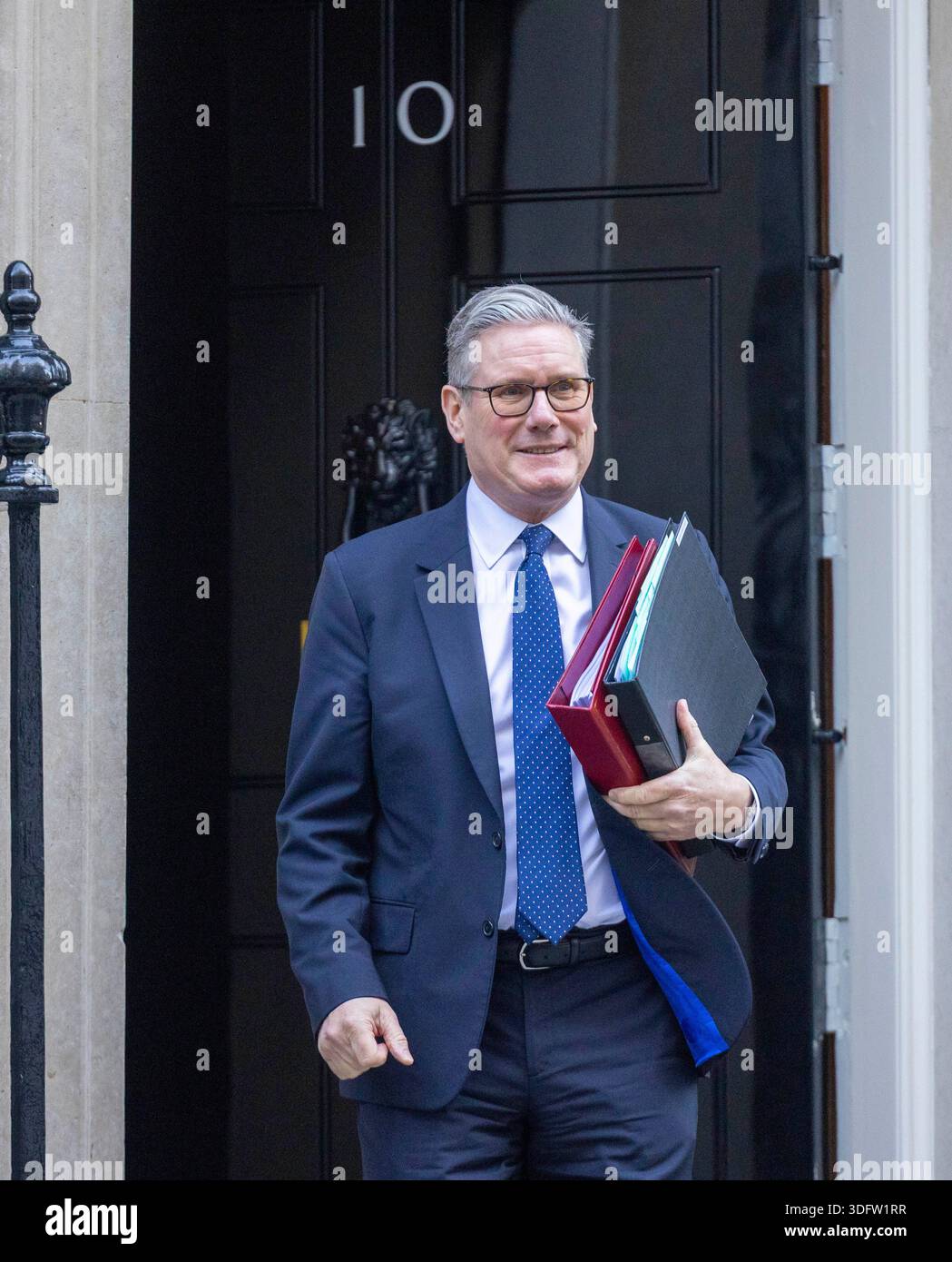 London, UK 14th Jan 2026 Prime Minister, Keir Starmer, leaves Number 10 ...