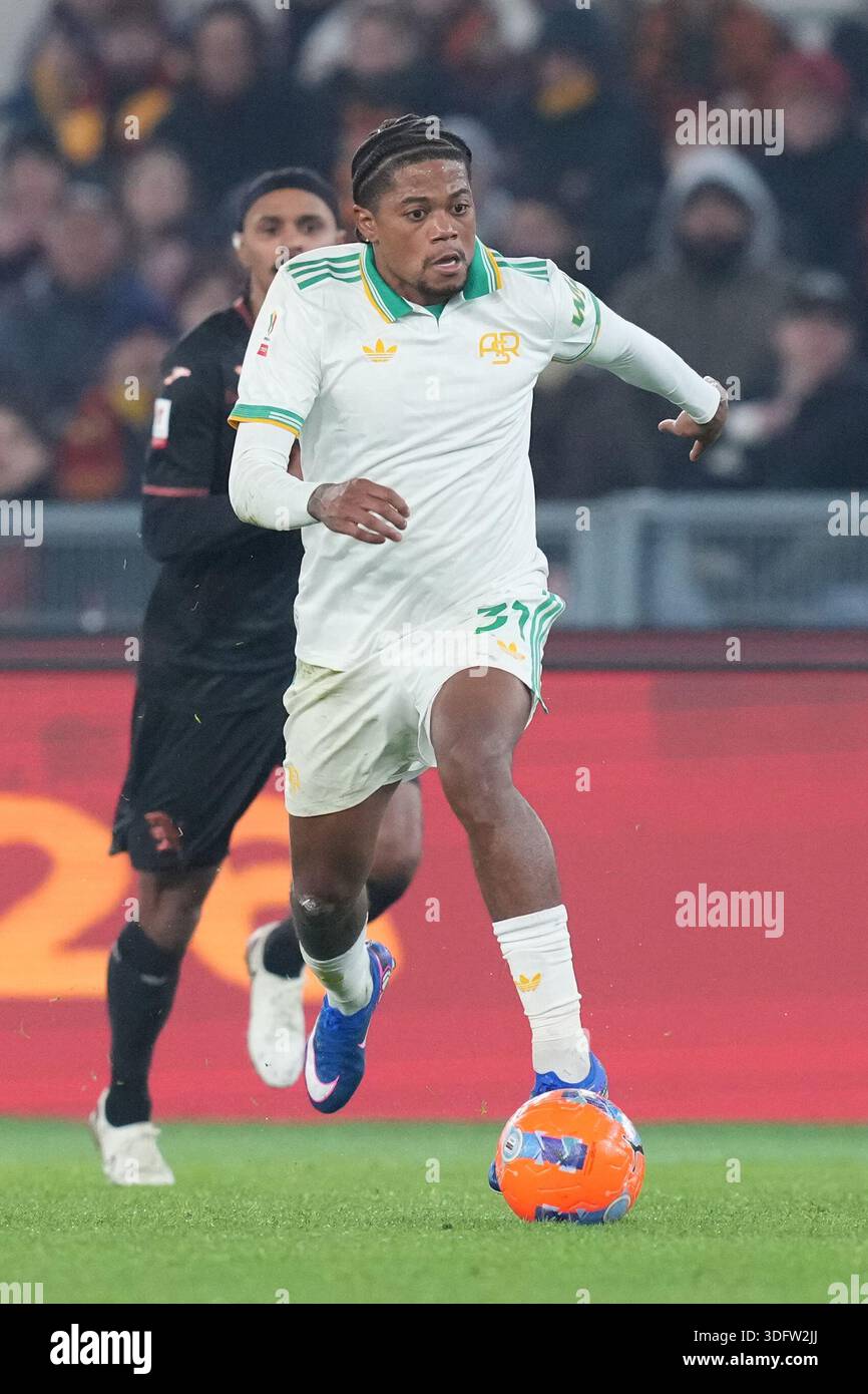 RomaÕs Leon Bailey during the Frecciarossa Italian Cup 2025/ 2026 ...