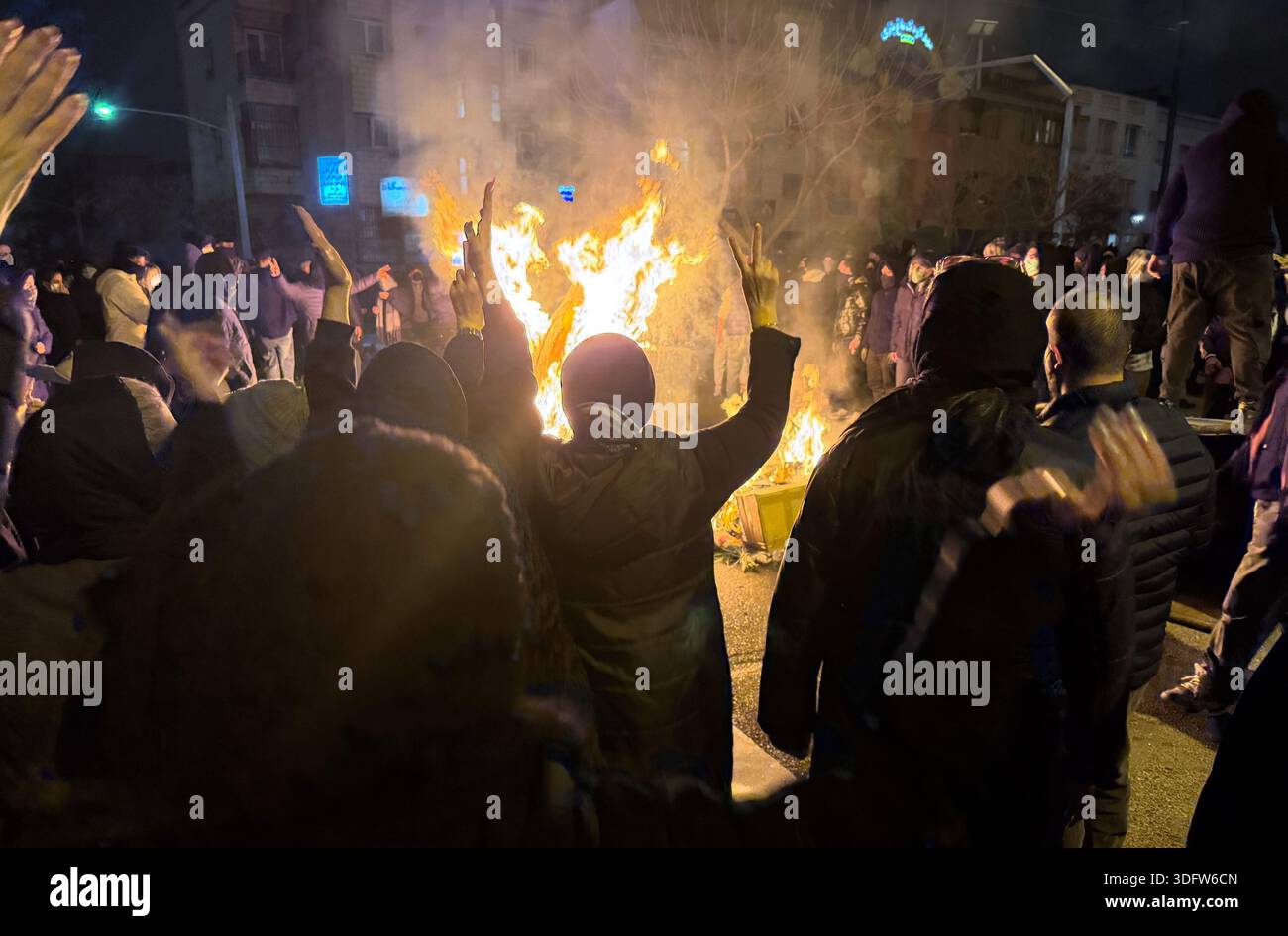 FILE - In this photo obtained by The Associated Press, Iranians attend ...