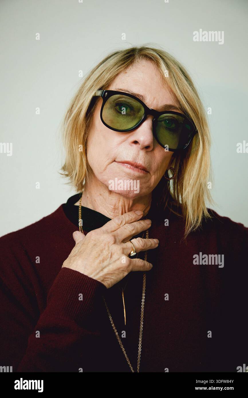 Kim Gordon poses for a portrait in New York on Tuesday, Dec. 9, 2025 ...