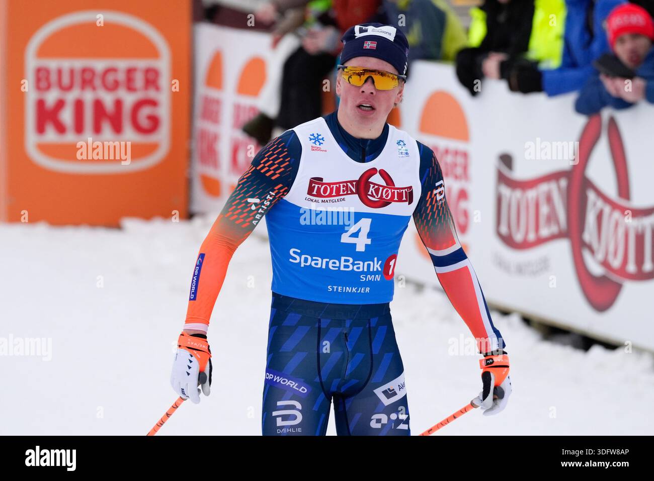 Steinkjer, Norway 20260114. Lars Heggen wins ahead of Ansgar Evensen ...
