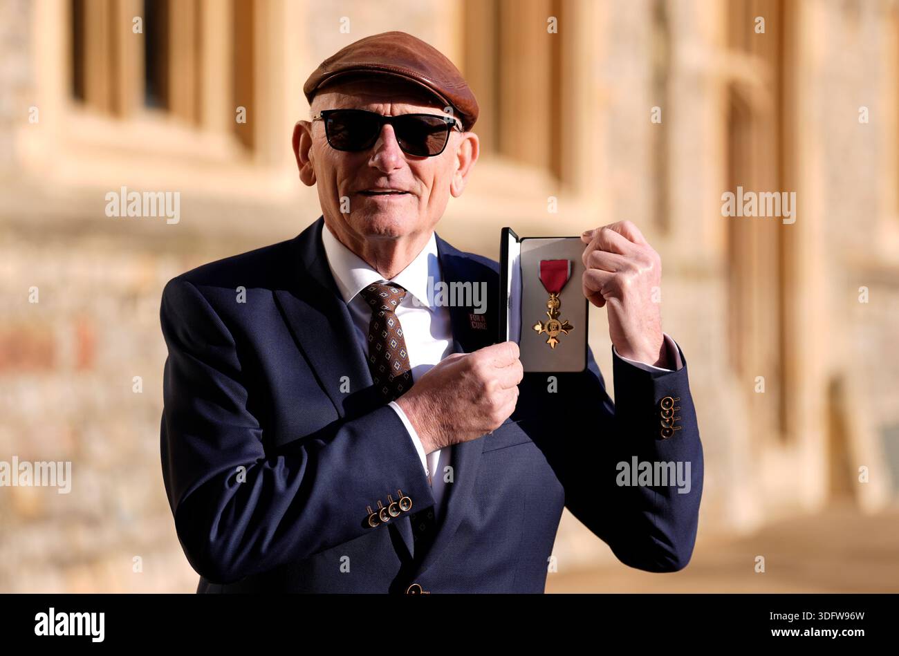 Frank Rothwell after being made an Officer of the Order of the British ...