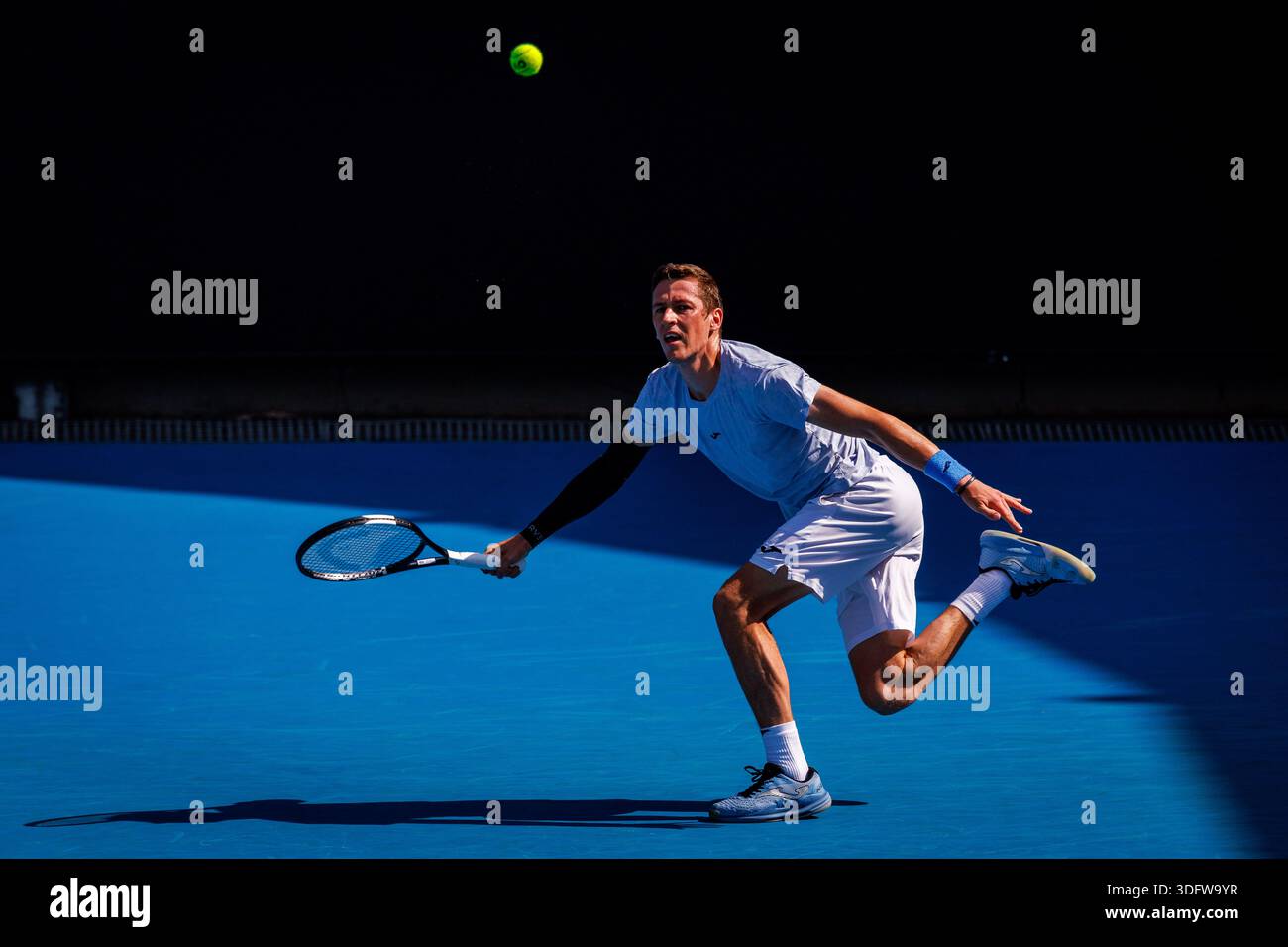 Belgium’s Kimmer Coppejans following a second round qualifying match ...