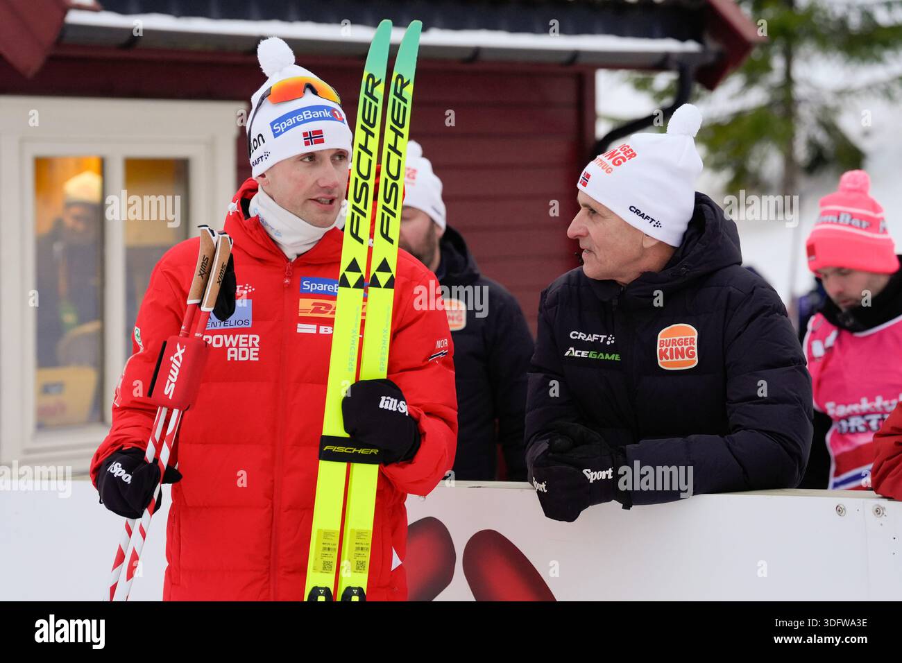Steinkjer, Norway 20260114. Lars Heggen wins ahead of Ansgar Evensen ...