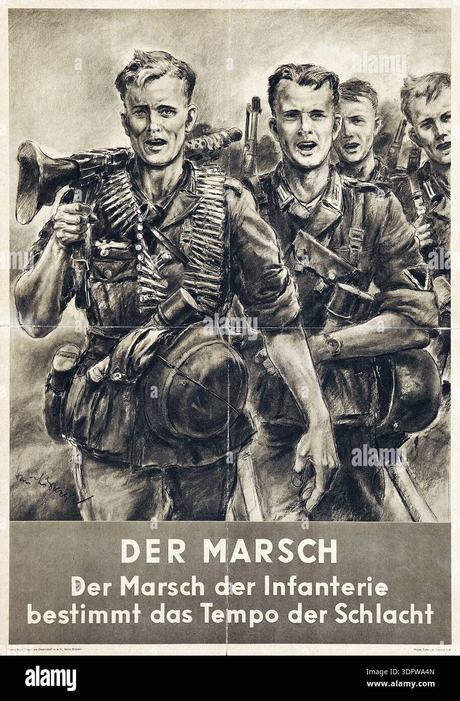 German propaganda poster ww2 hi-res stock photography and images - Alamy