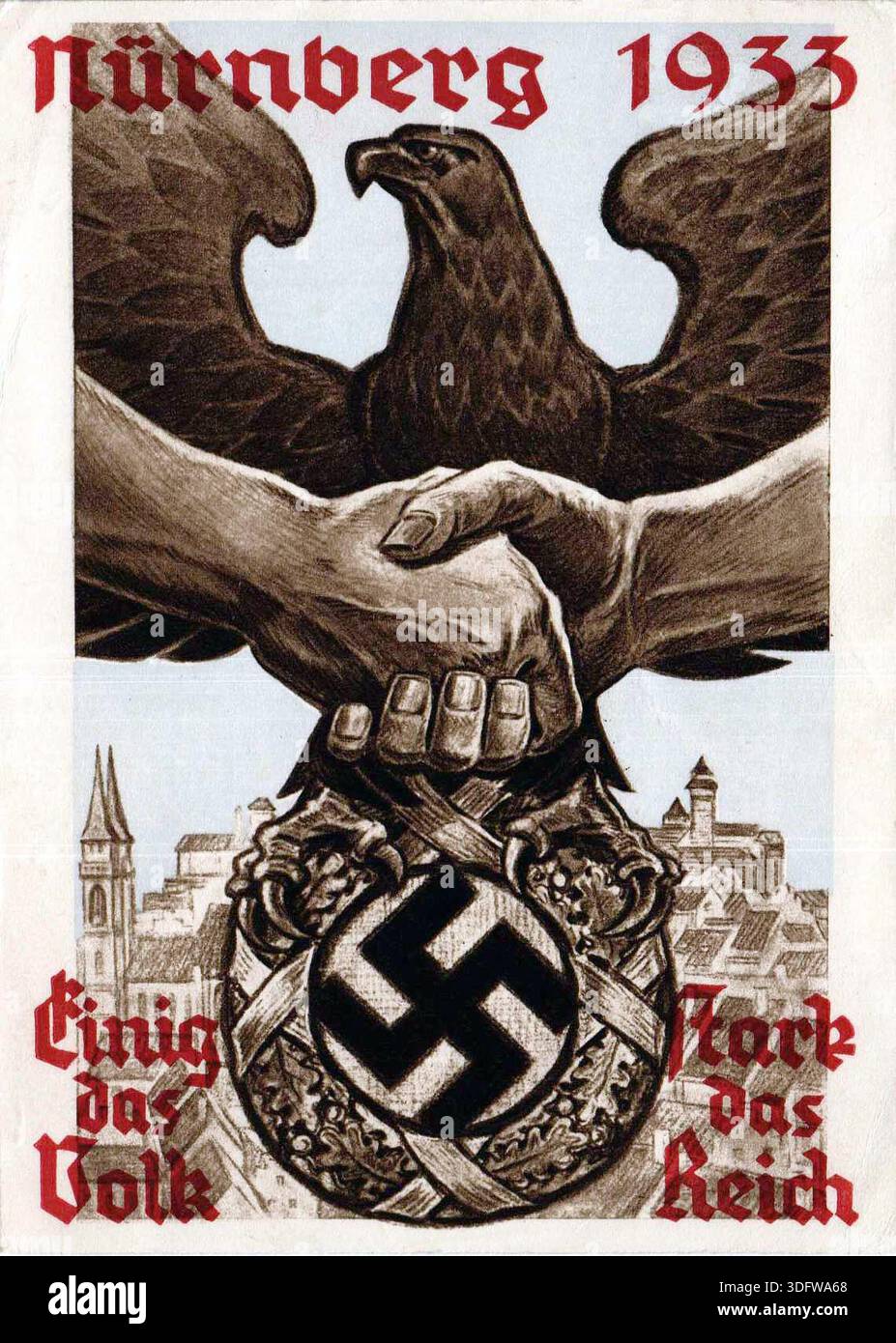 Vintage nazi propaganda poster nurnberg hi-res stock photography and ...