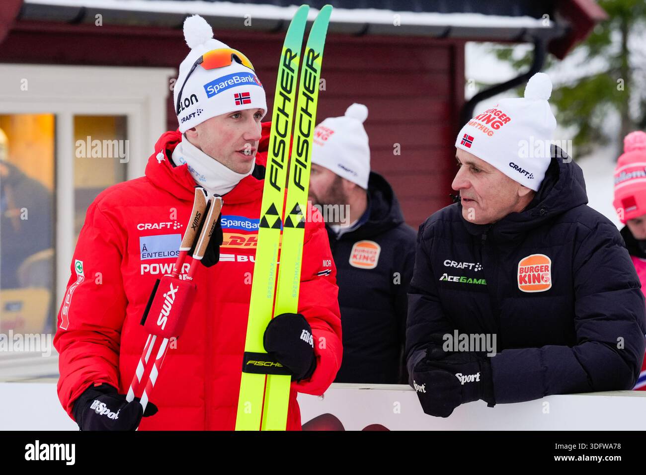 Steinkjer, Norway 20260114. Lars Heggen wins ahead of Ansgar Evensen ...