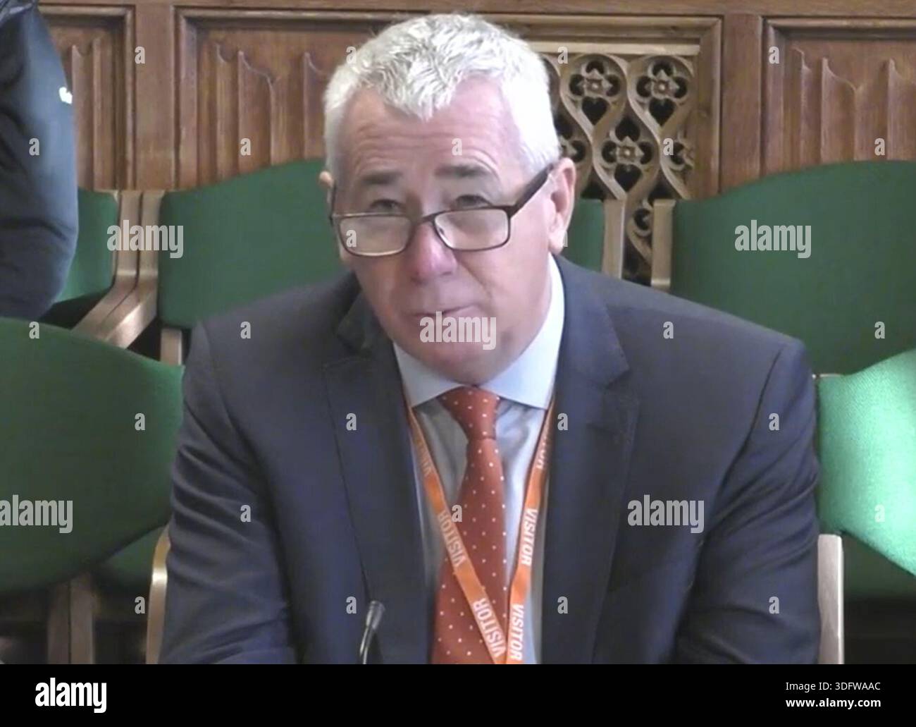 Screen grab of Police Service of Northern Ireland (PSNI) Chief ...