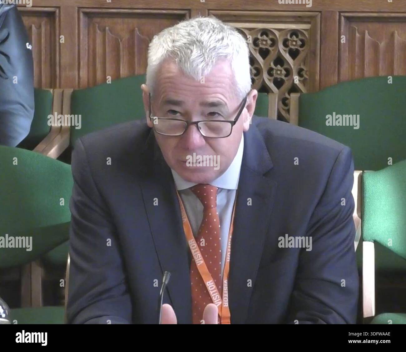 Screen grab of Police Service of Northern Ireland (PSNI) Chief ...