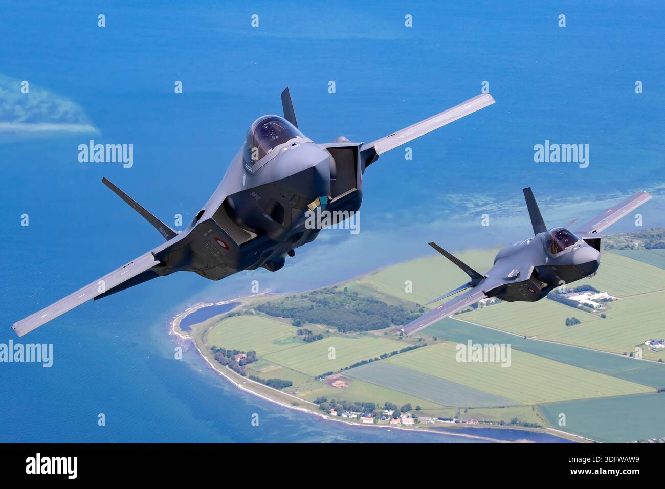 The Royal Danish Air Force Lockheed Martin F-35A Lightning II aircraft ...