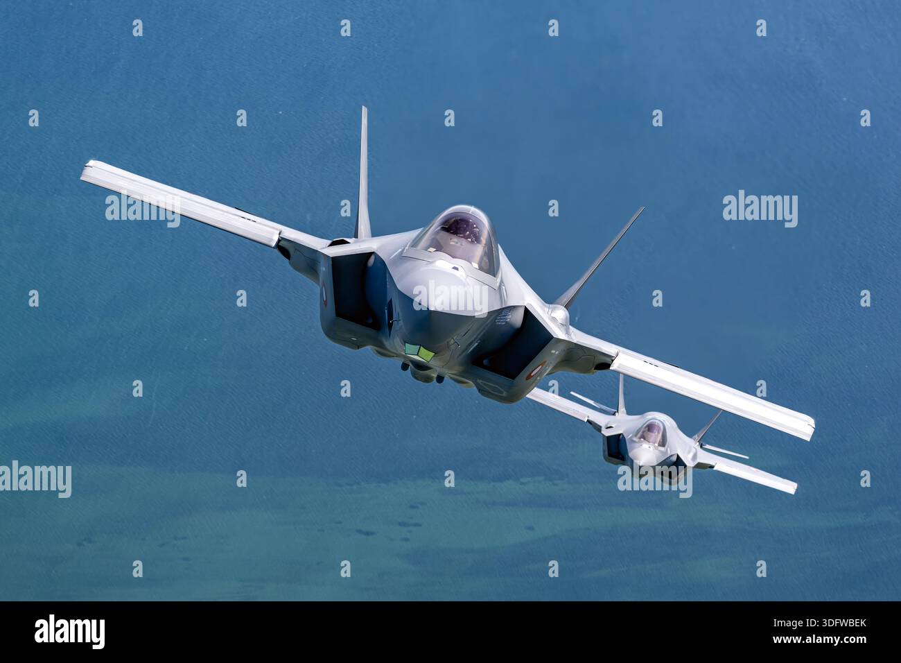 This photograph shows multiple Royal Danish Air Force F-35A Lightning ...