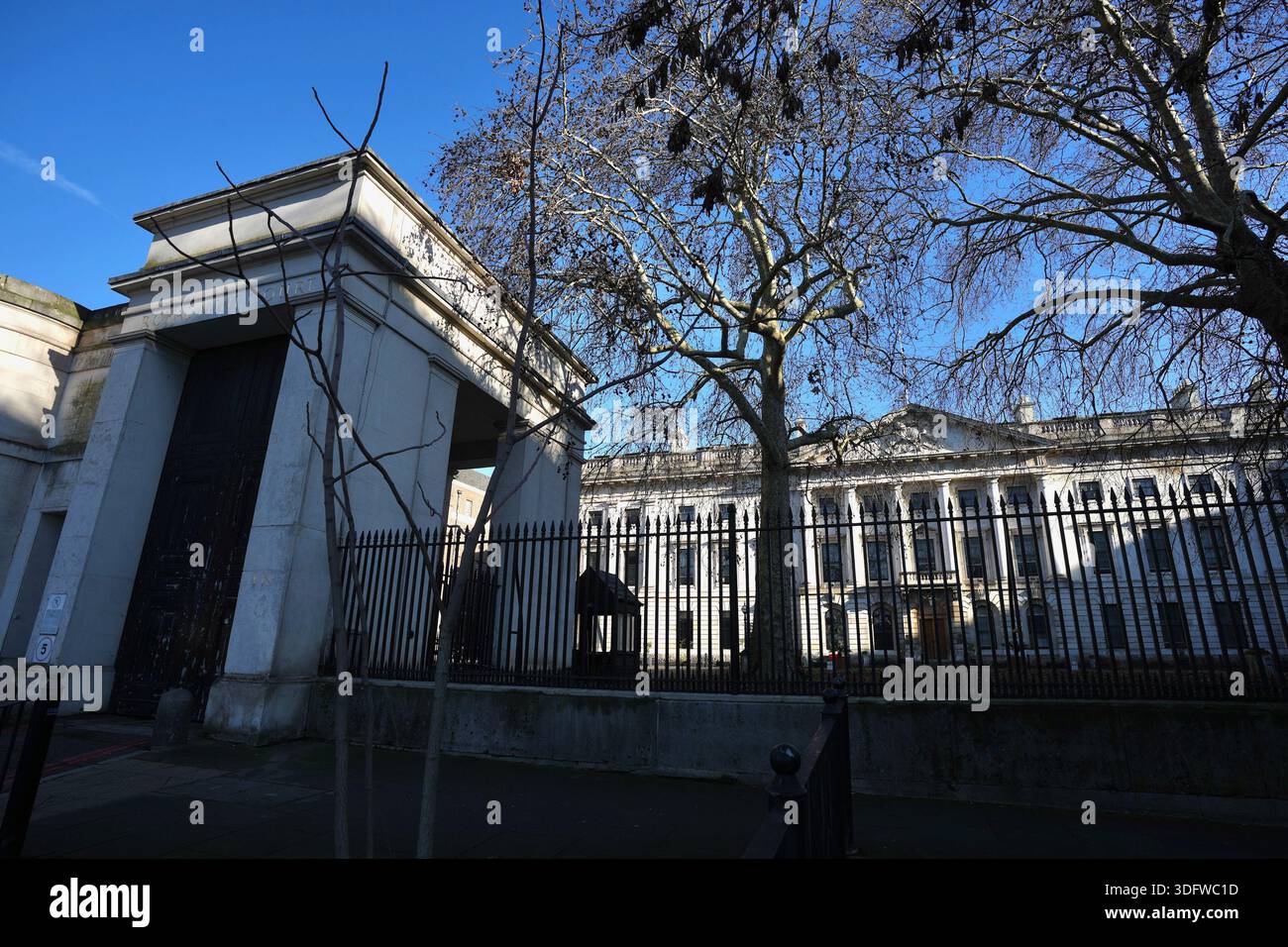 A general view of Royal Mint Court where is planning site for the new ...