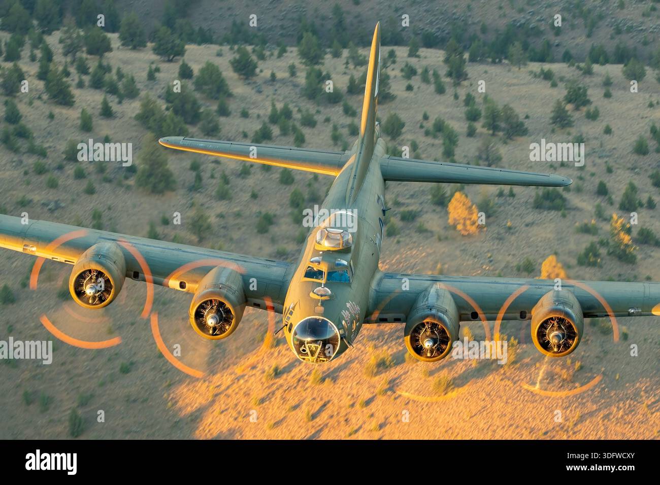 The B-17 Flying Fortress, known as 'Ye Olde Pub' and registered 42-3167 ...