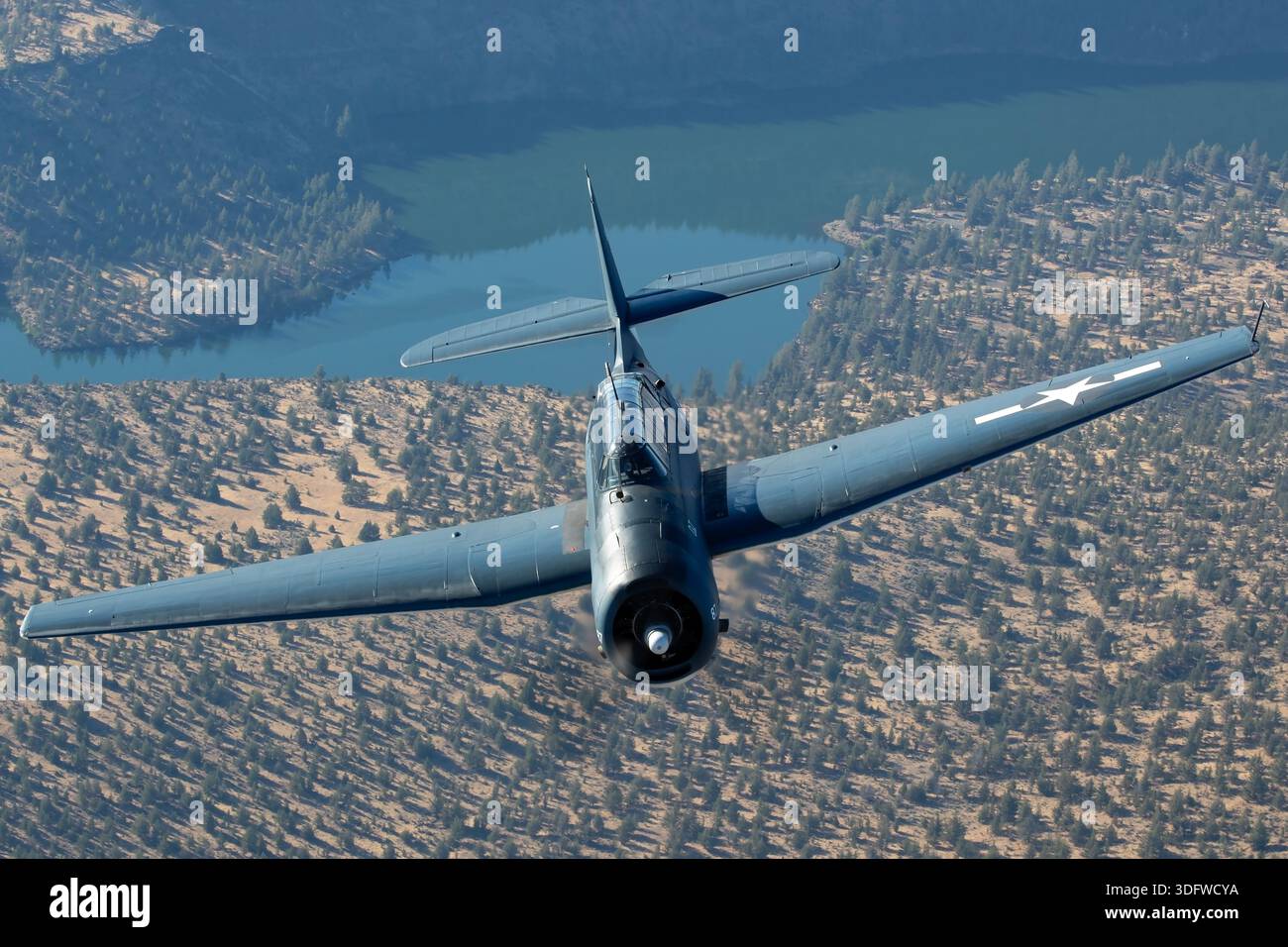 This image shows a restored General Motors–built Grumman TBM-3E Avenger ...