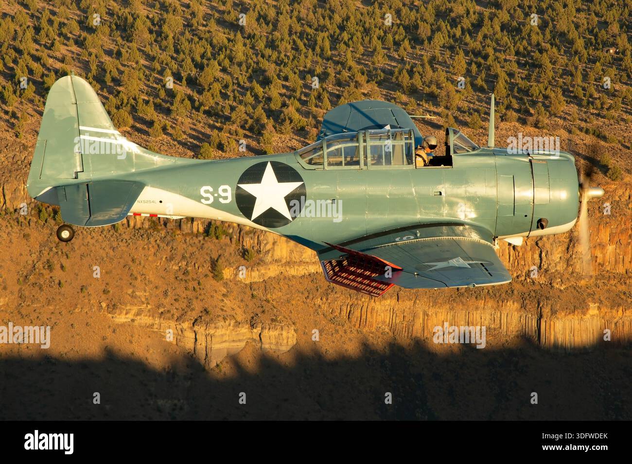 The SBD Dauntless by Douglas, registered NX5254L, serial 2350, is a ...