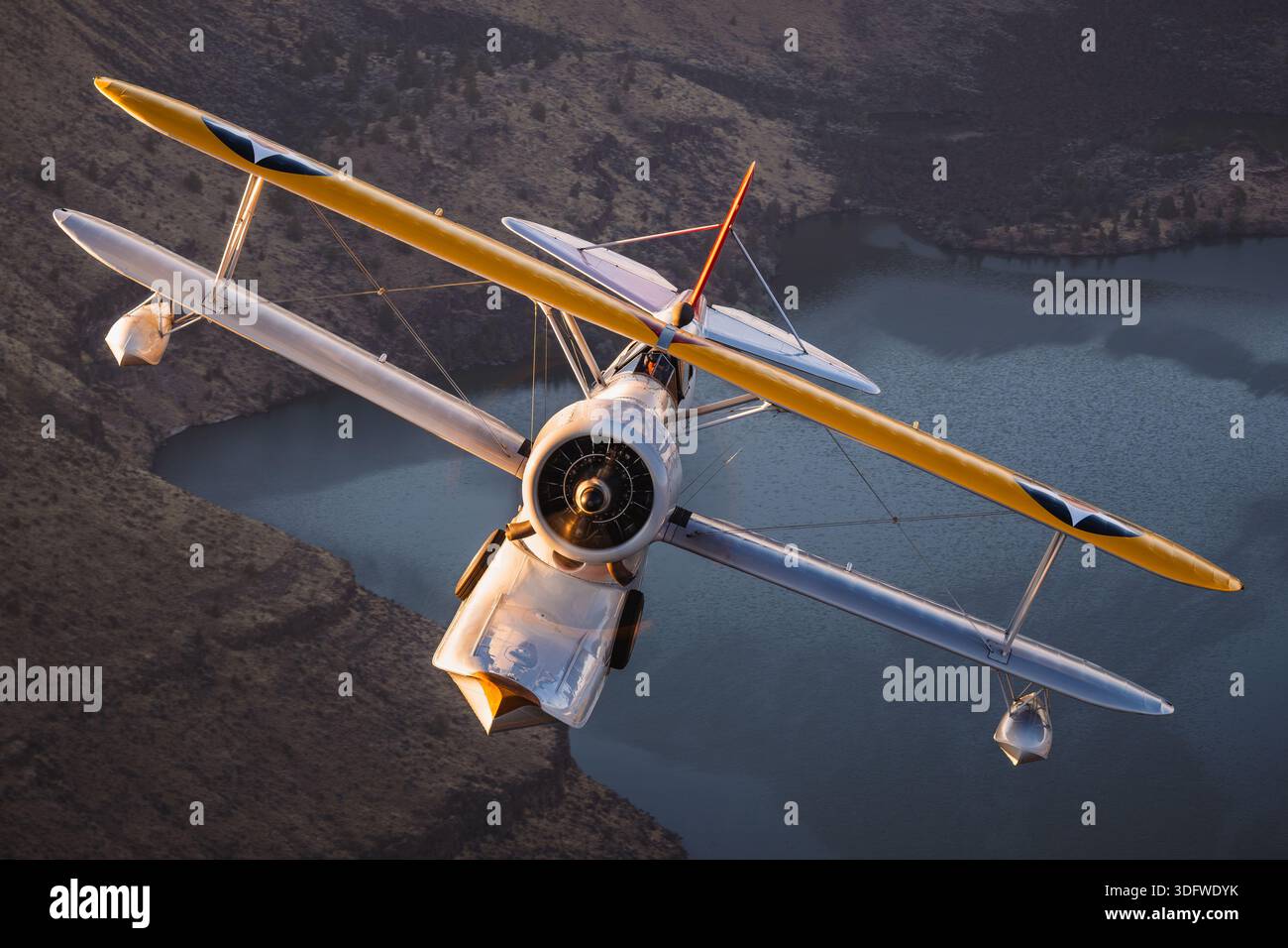 The Grumman J-2F-6 Duck is an amphibious biplane utilized by the U.S ...