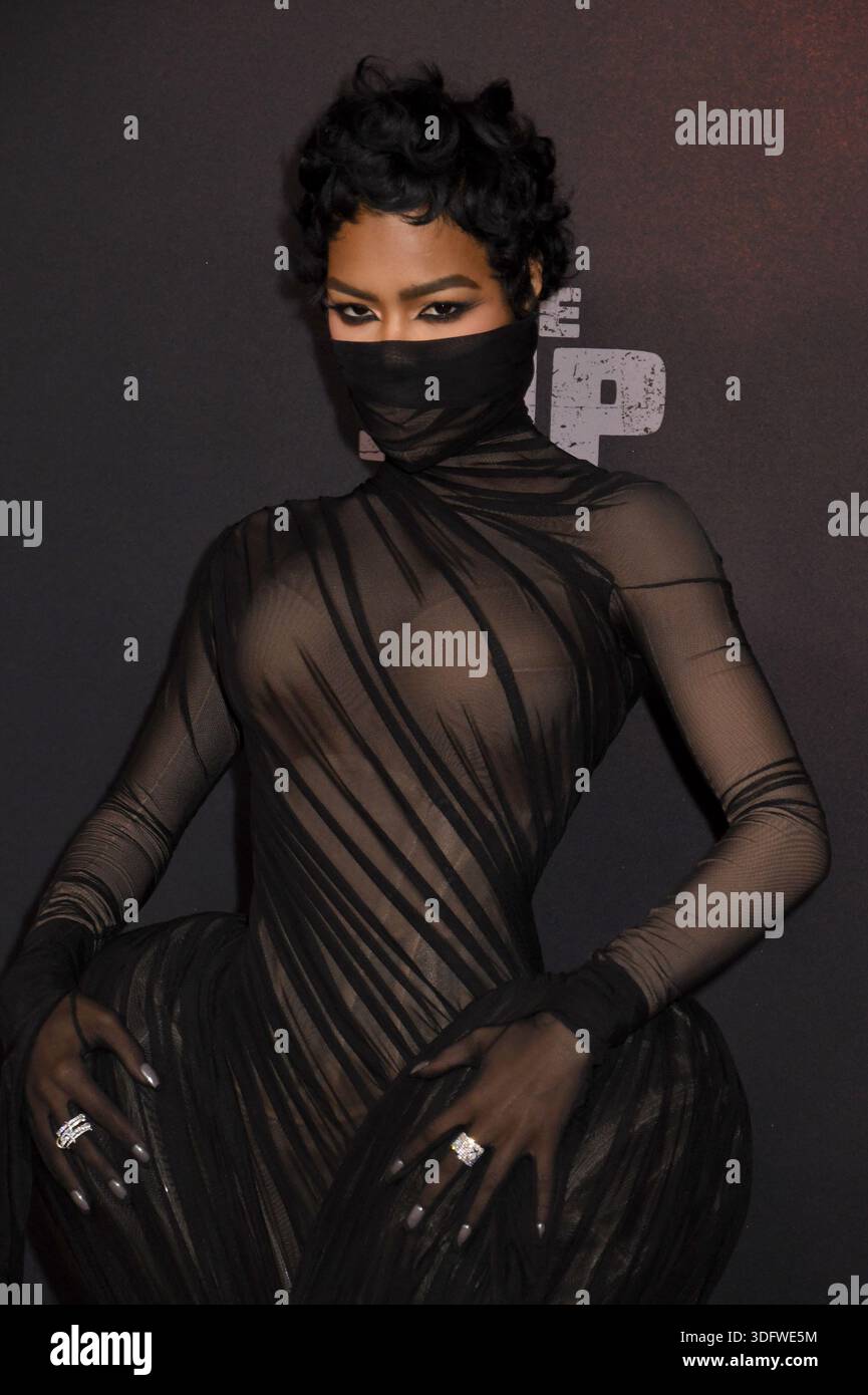 NEW YORK, NY - JANUARY 13: Teyana Taylor at the Netflix World premiere ...