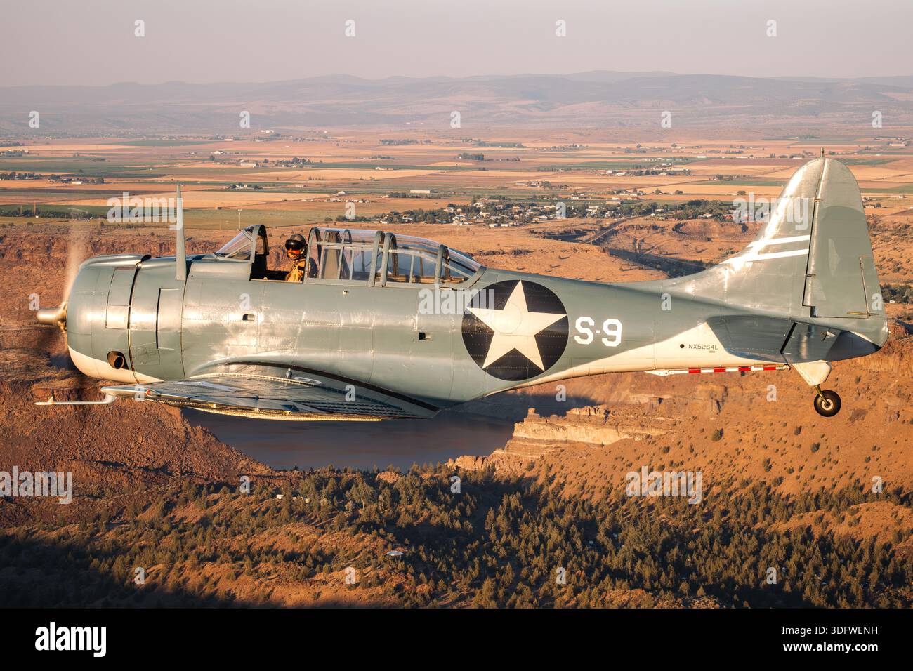 The Douglas SBD Dauntless NX5254L Serial No. 2350 is a restored ...