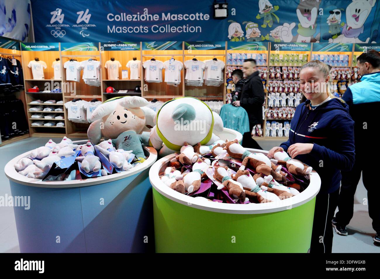 Milan, Megastore in Piazza Duomo for the Milan Cortina 2026 Winter ...