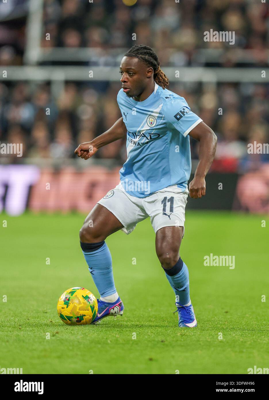 Newcastle Upon Tyne, England, 13th January 2026. Jeremy Doku of ...