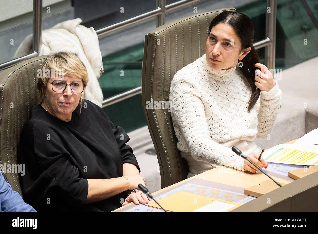 Flemish Minister for Welfare and Culture Caroline Gennez and Flemish ...