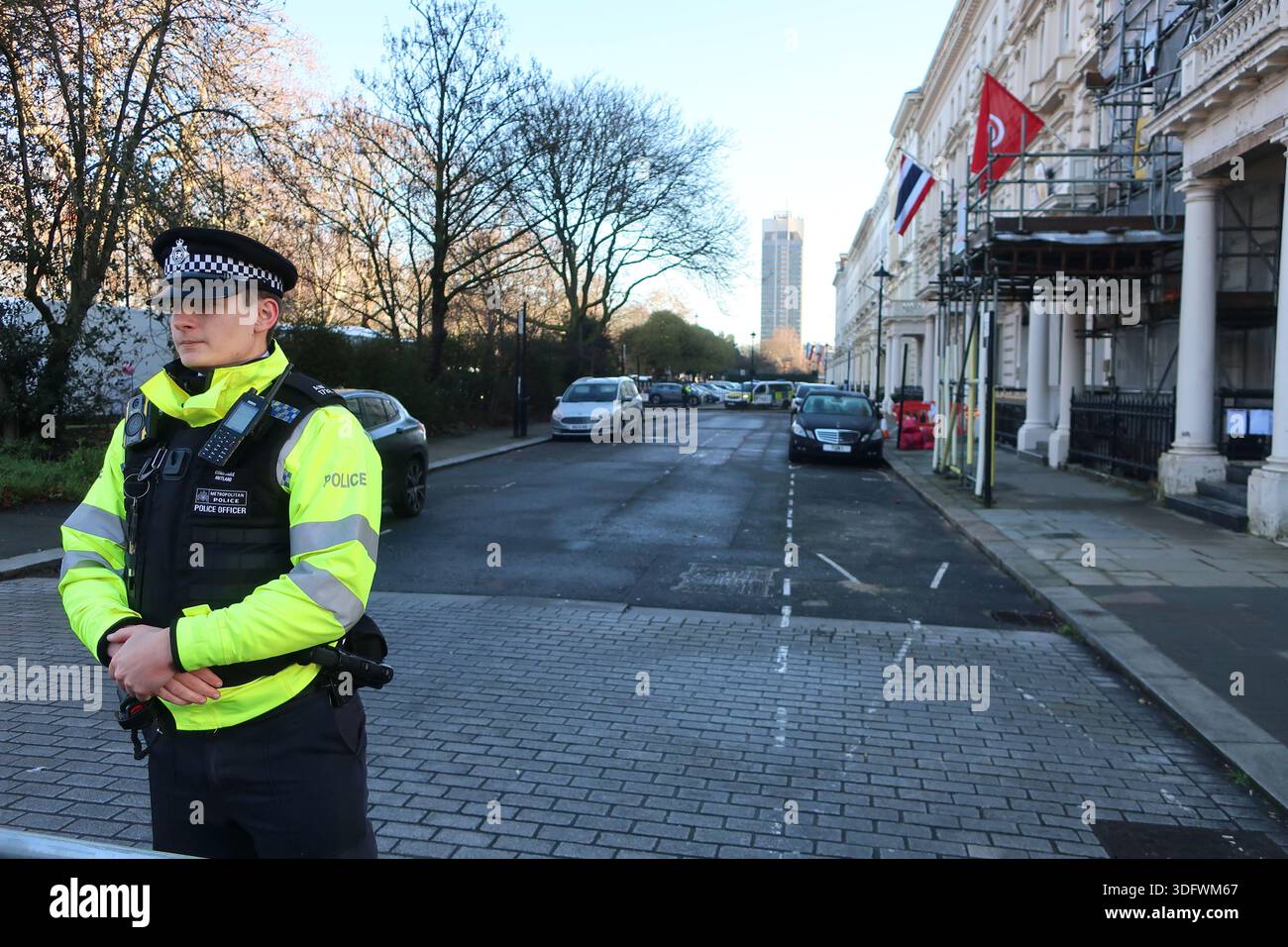 London.UK.14th January 2026. MET Police step up protection for Iranian ...