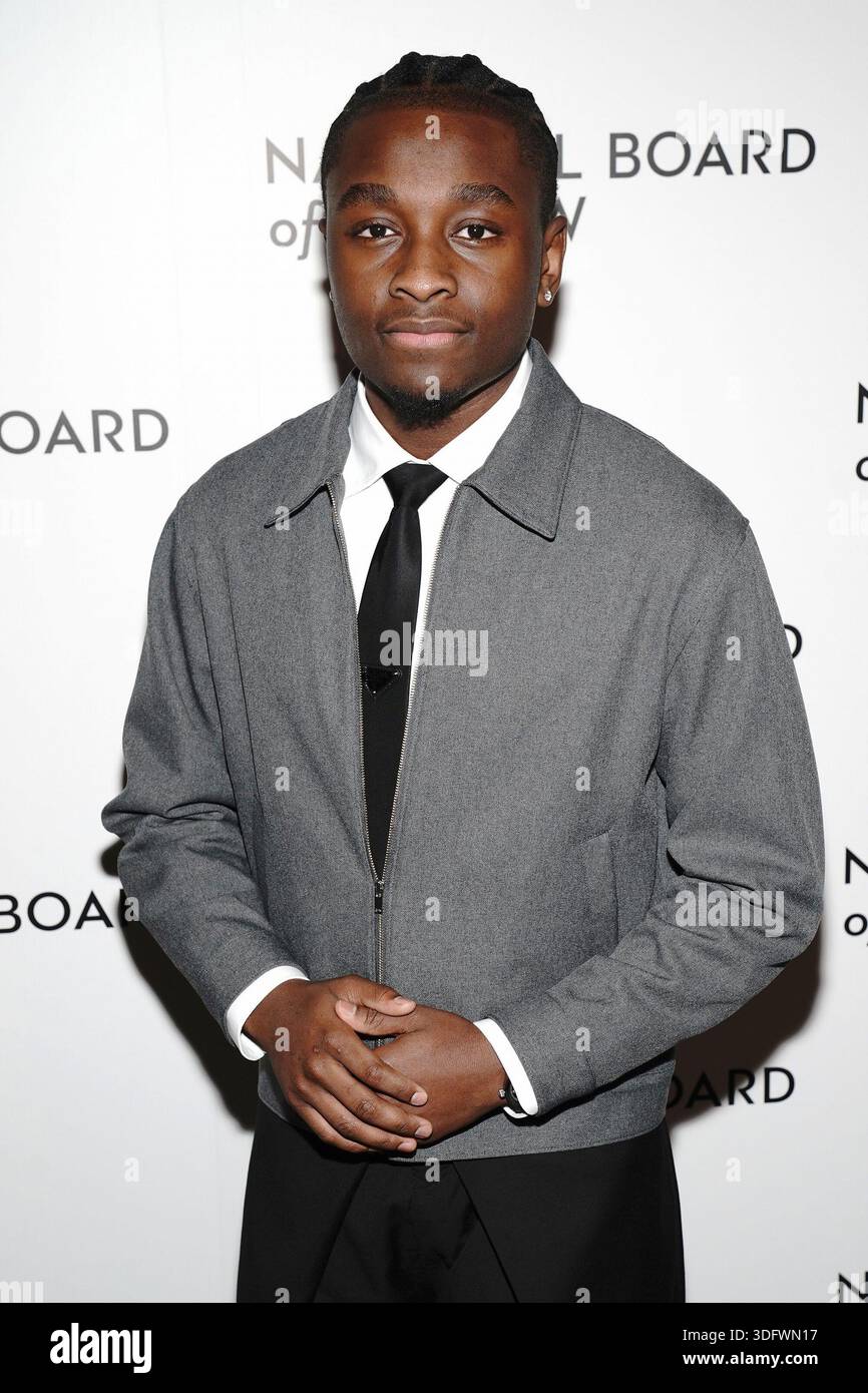 Miles Caton at arrivals for The National Board of Review (NBR) Awards ...