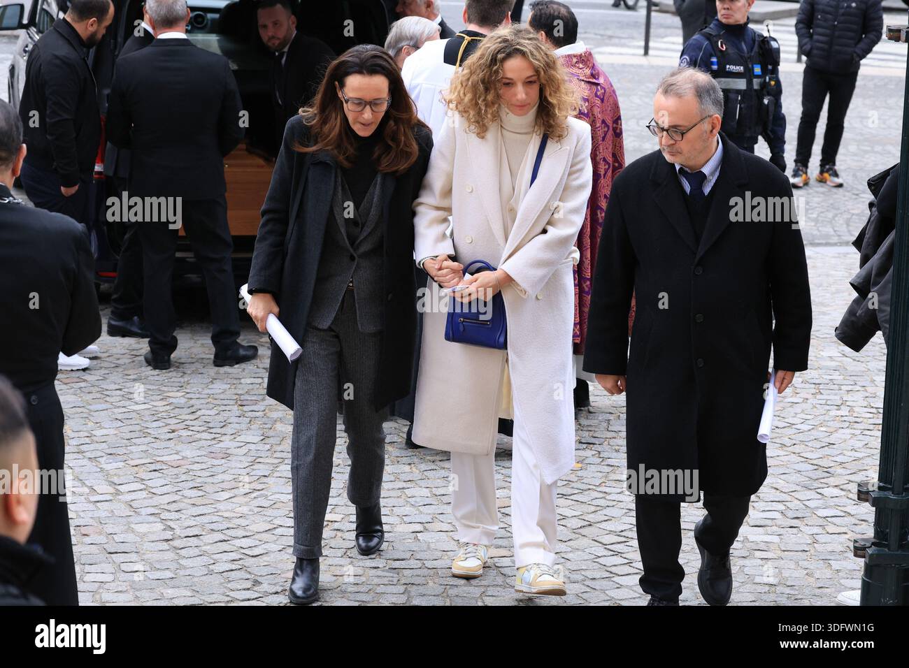 Paris, France. 14th Jan, 2026. Clara Paban, Olivia Courbis arriving to ...