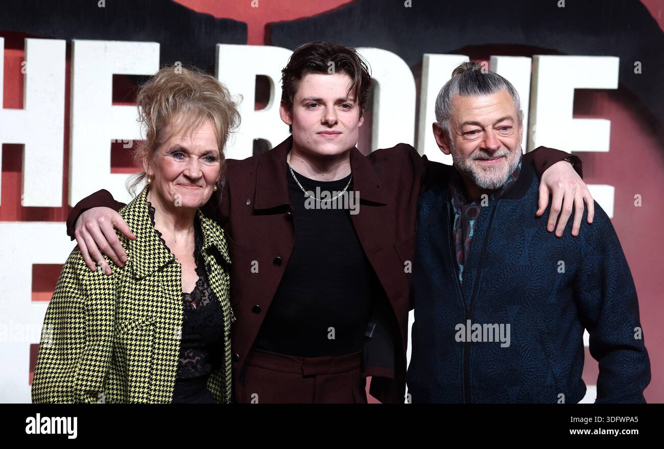 London, UK. 13th Jan, 2026. Lorraine Ashbourne, Louis Ashbourne Serkis ...