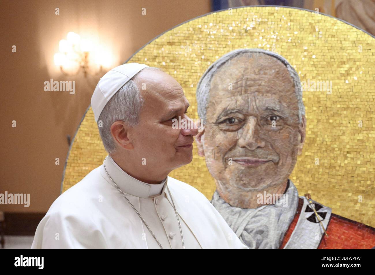 In keeping with tradition, the Vatican Mosaic Studio shows the mosaic ...