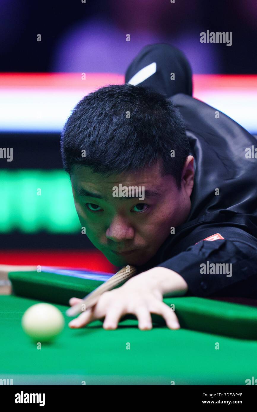 Ding Junhui during first round match Judd Trump and Ding Junhui The ...