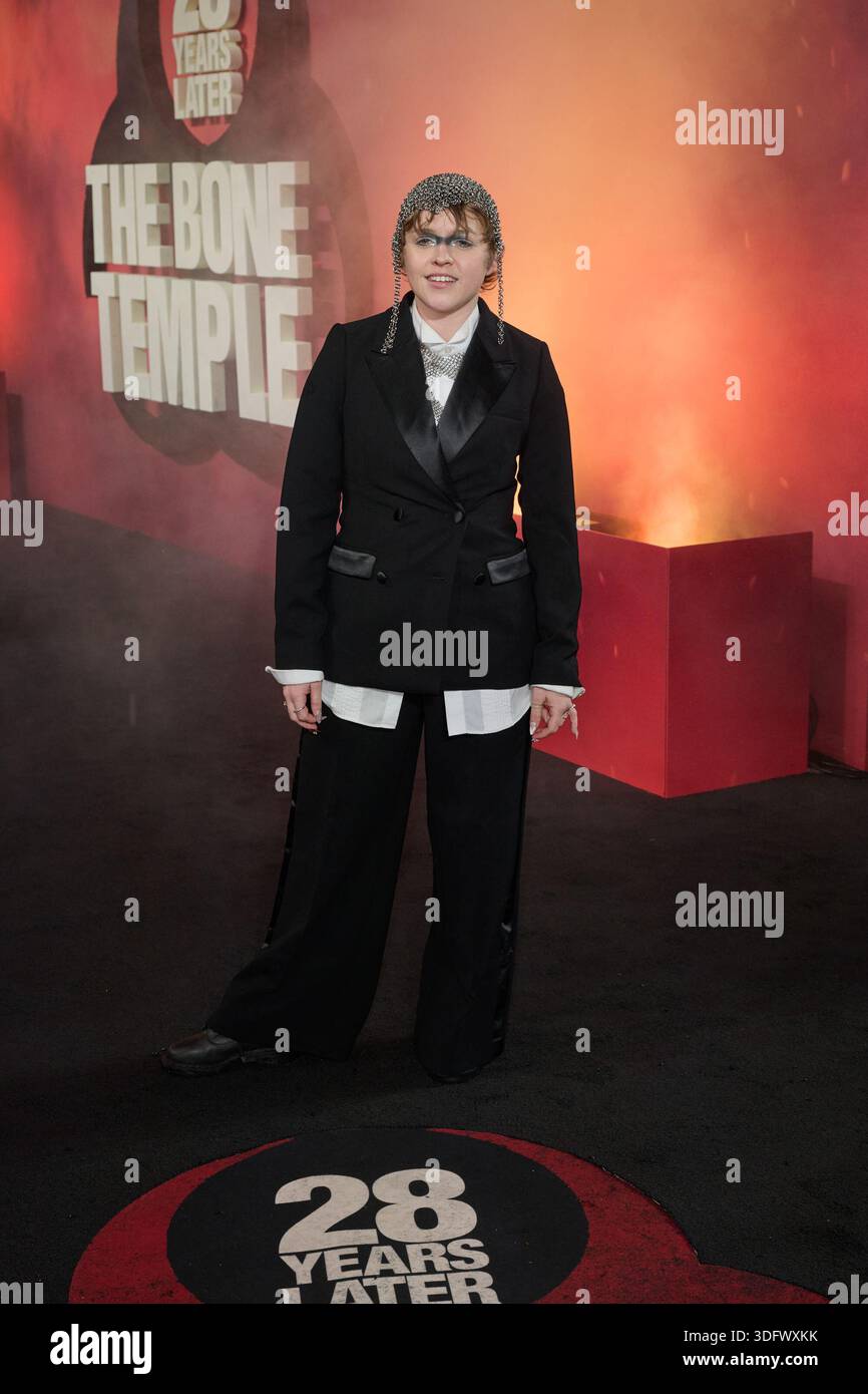 Maura Bird pictured attending the World Premiere of 28 Years Later: The ...