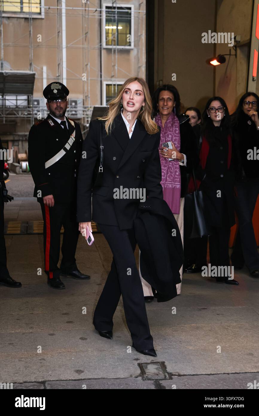 Milan, Chiara Ferragni leaves court after being acquitted of aggravated ...