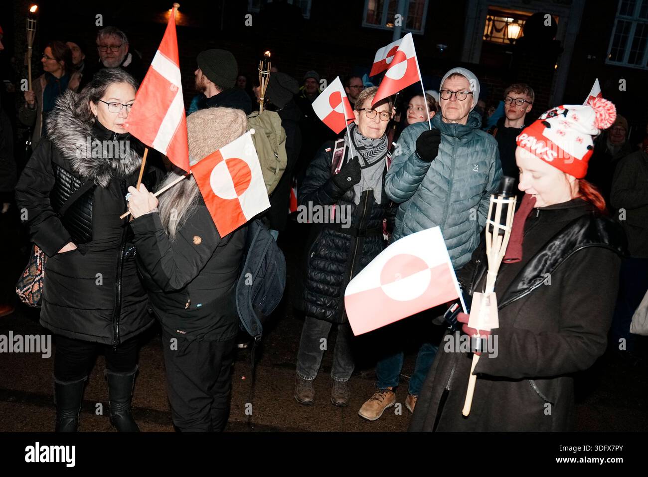 The demonstration under the slogan Greenland belongs to the ...