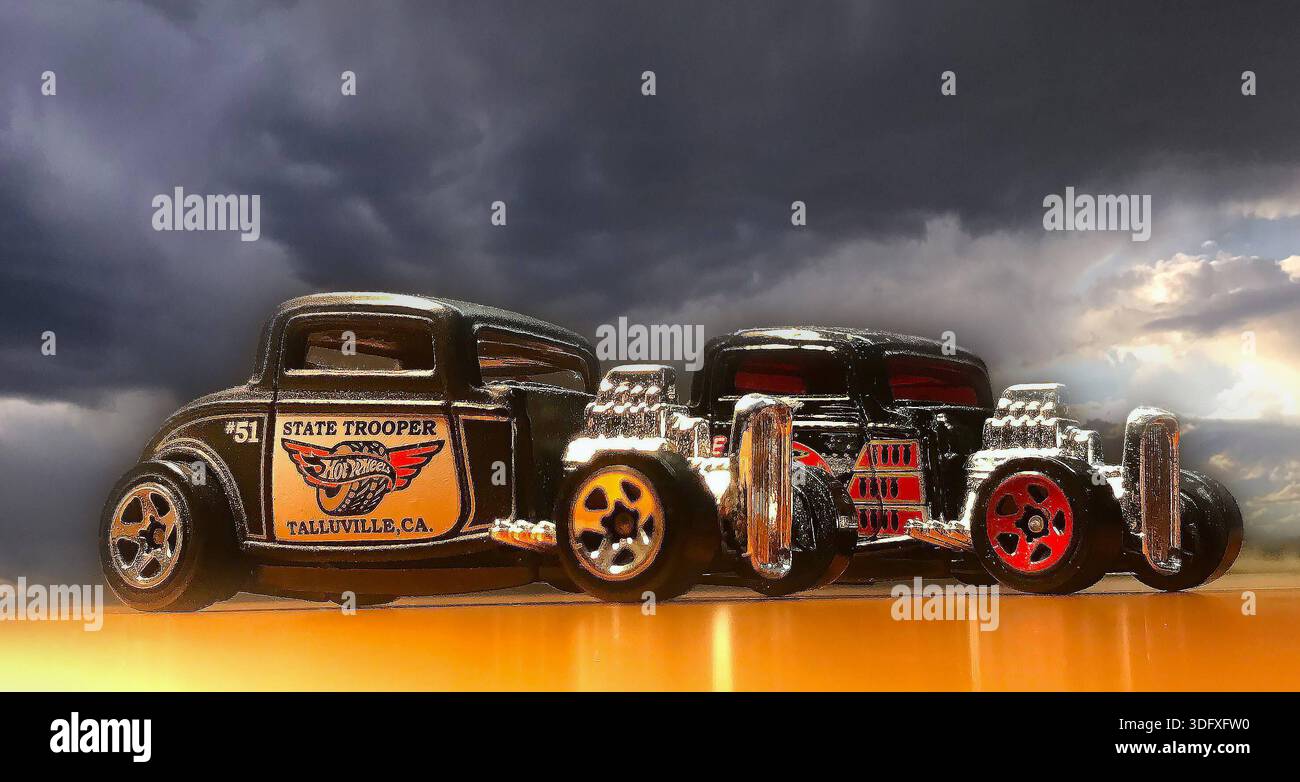 12.01.2026, Miniatur Auto Fotografie , im Bild: Hot Rod *** 12 01 2026 ...