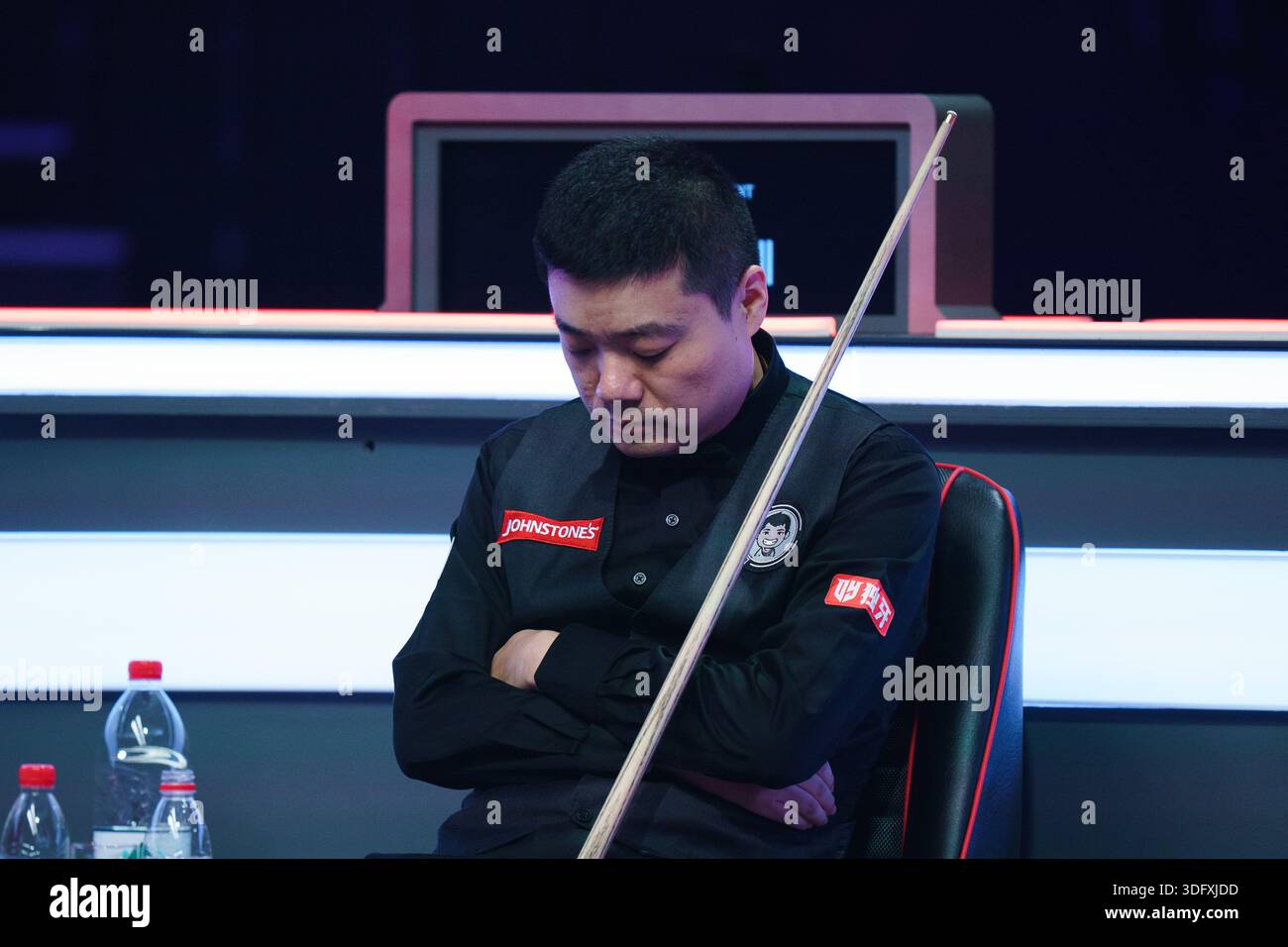 Ding Junhui looks dejected during first round match Judd Trump and Ding ...