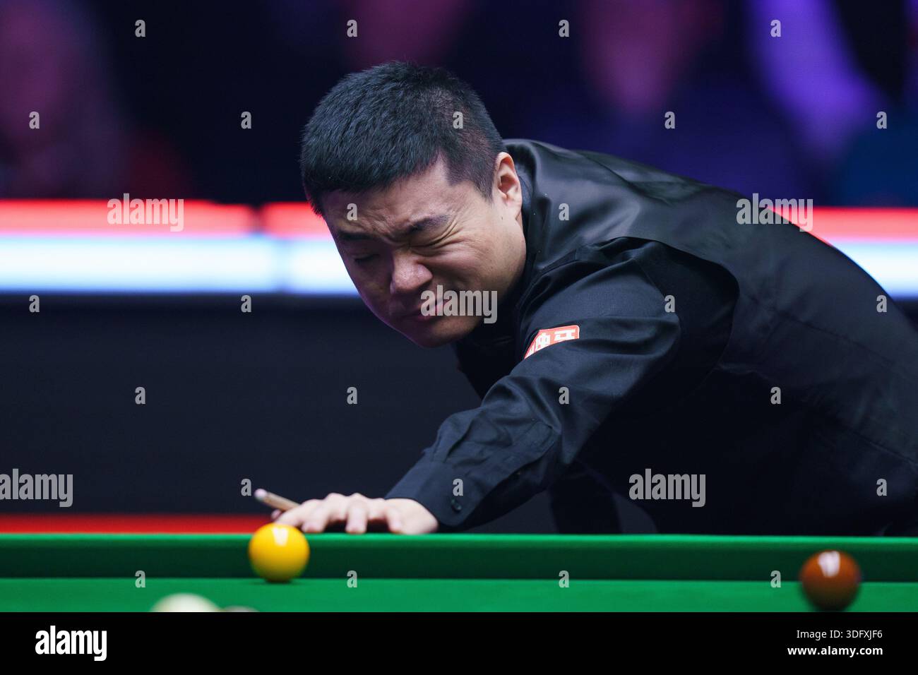 Ding Junhui looks dejected during first round match Judd Trump and Ding ...