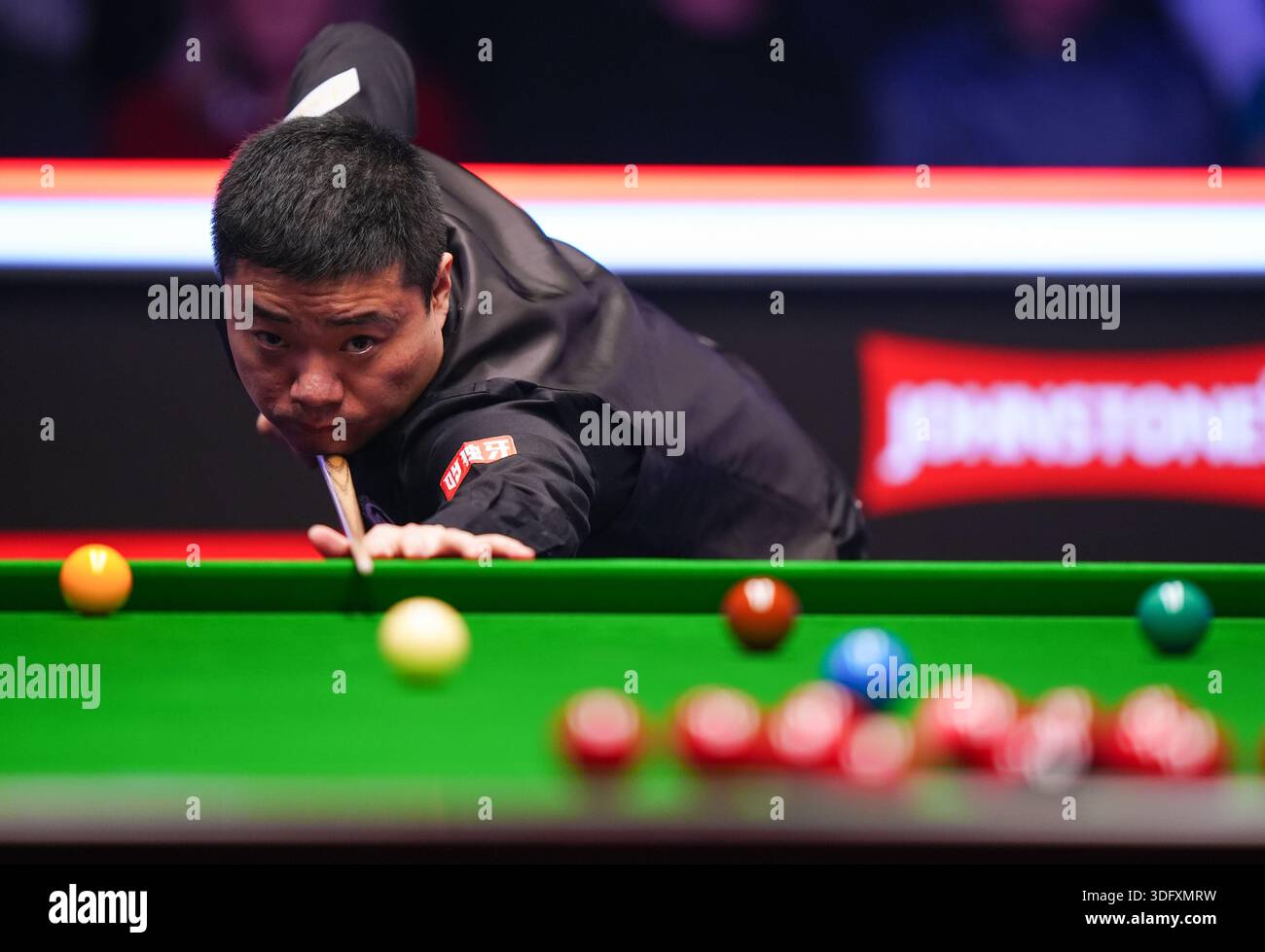 Ding Junhui during his match against Judd Trump on day four of the 2026 ...