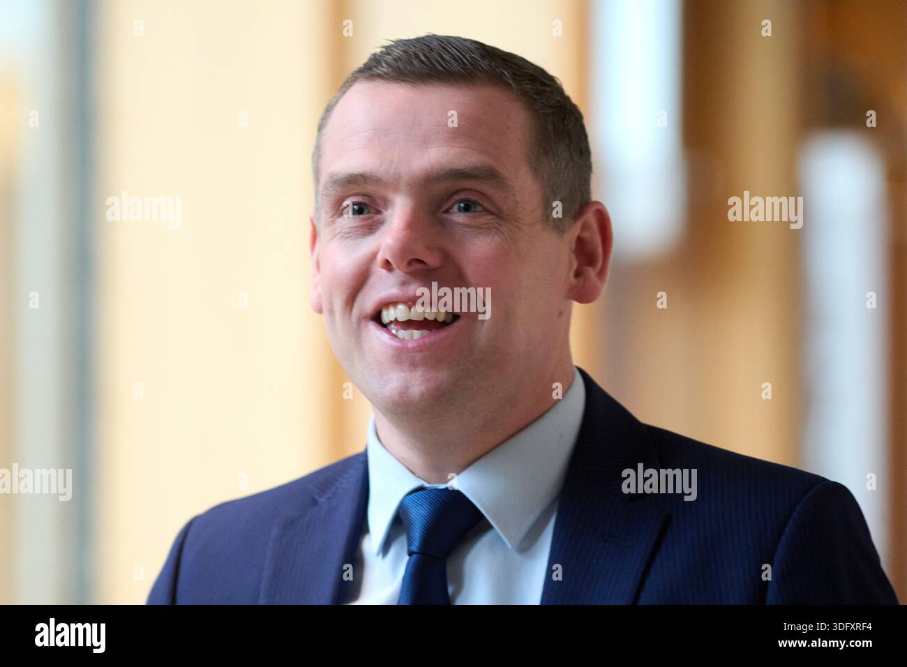 Edinburgh Scotland, UK 14 January 2026. Douglas Ross MSP at the ...