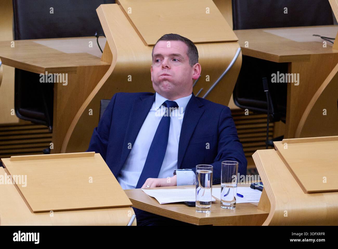 Edinburgh Scotland, UK 14 January 2026. Douglas Ross MSP at the ...
