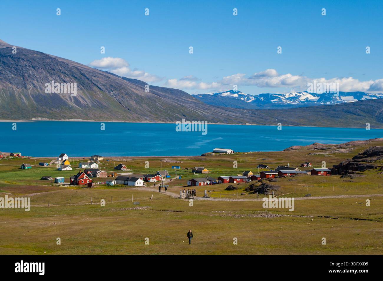 Town of Igaliko, July 28, 2009, in Igaliko, Greenland, Denmark. 14 ...