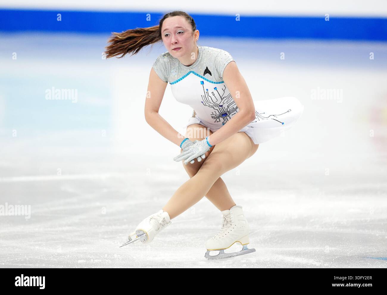 Hungary's Katinka Anna Zsembery during the Women's Short Program on day ...