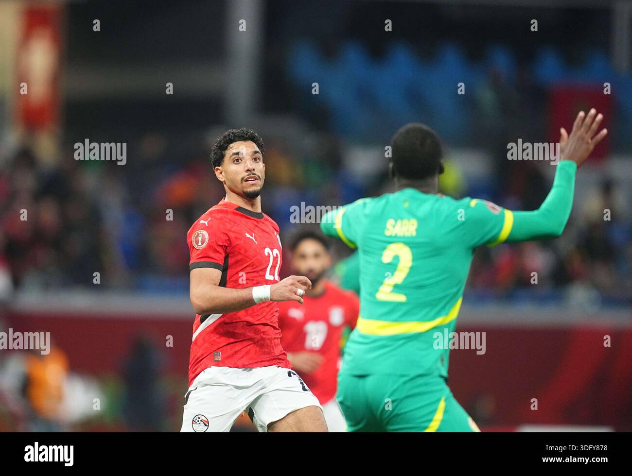 January 14 2026: Omar Khaled Mohamed Marmoush of Egypt looks on during ...